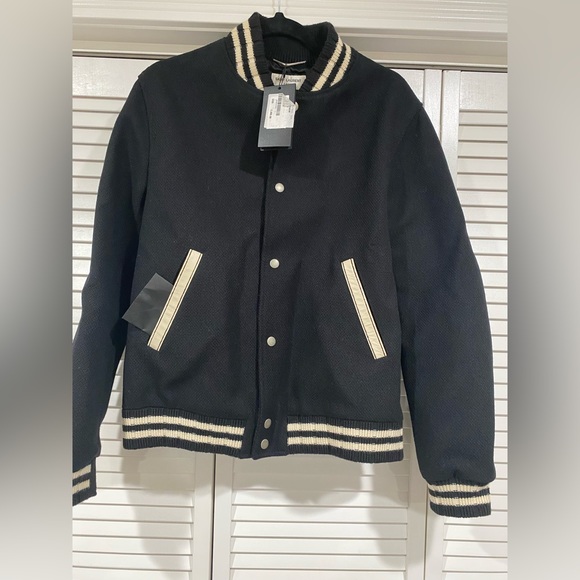 Saint Laurent | Jackets & Coats | Saint Laurent Teddy Jacket In Wool ...
